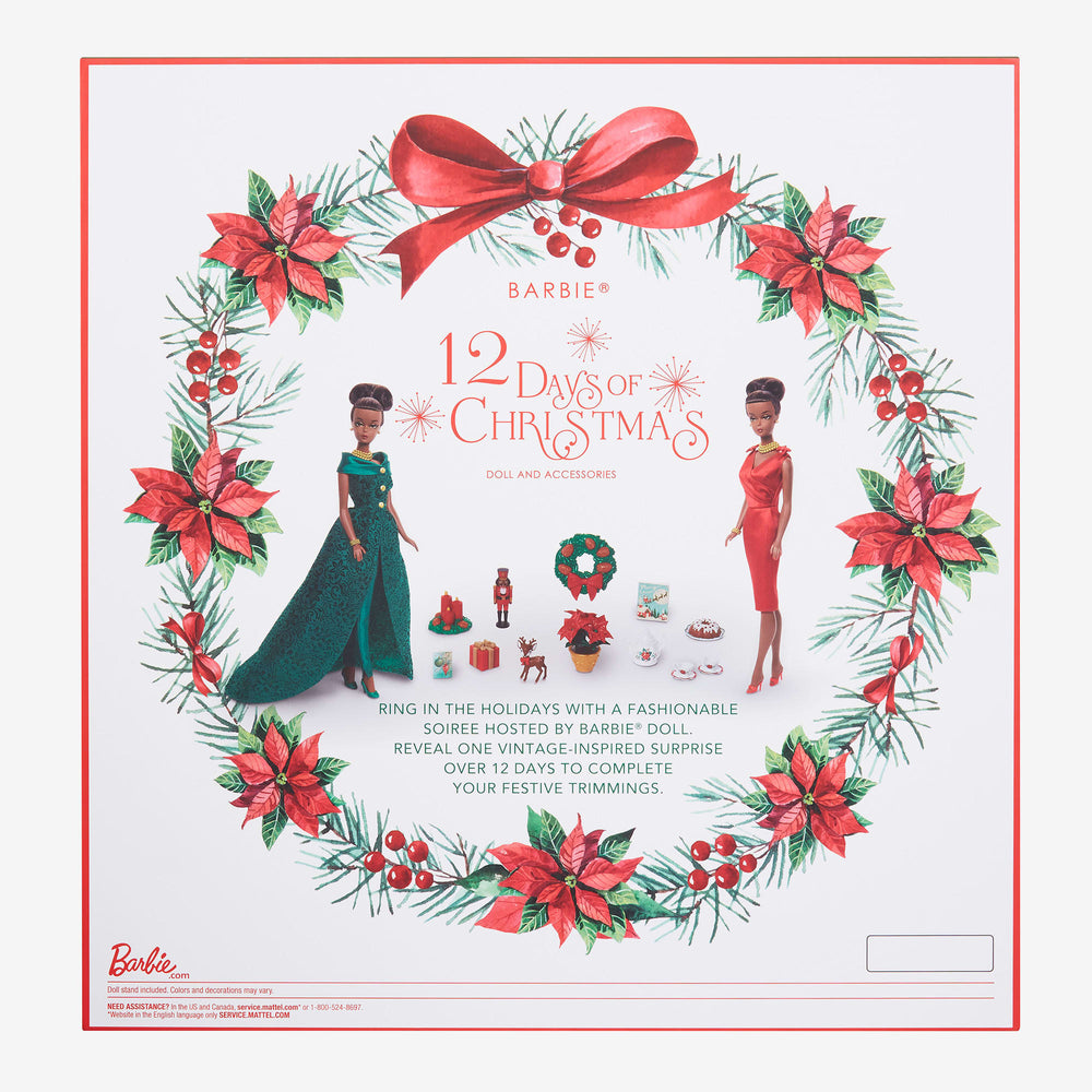 2023 “12 Days of Christmas” Barbie Doll – Mattel Creations