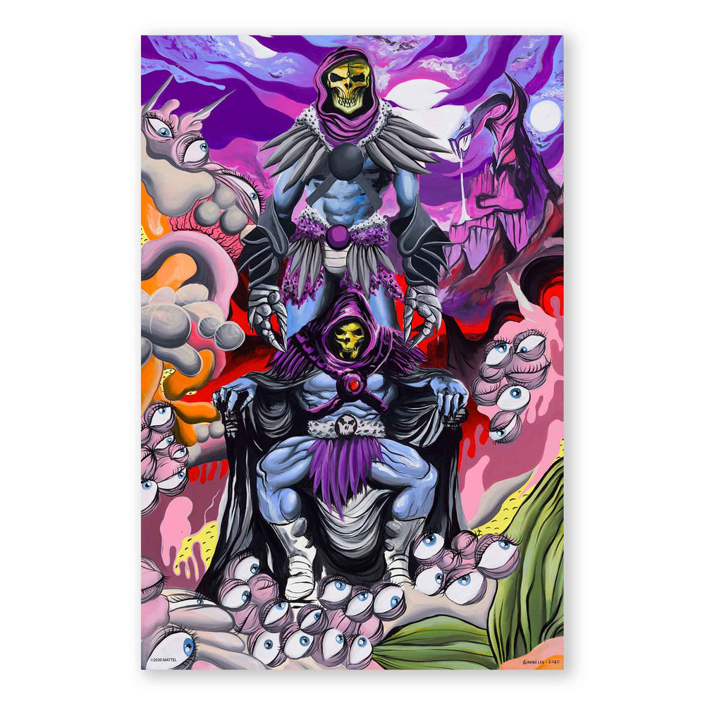 Gianni Lee X Skeletor Artist Print – Mattel Creations