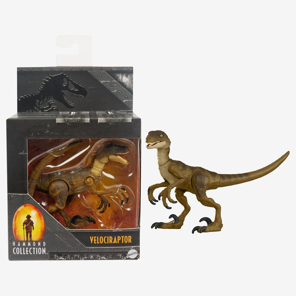 Jurassic World Hammond Collection Velociraptor Figure – Mattel Creations