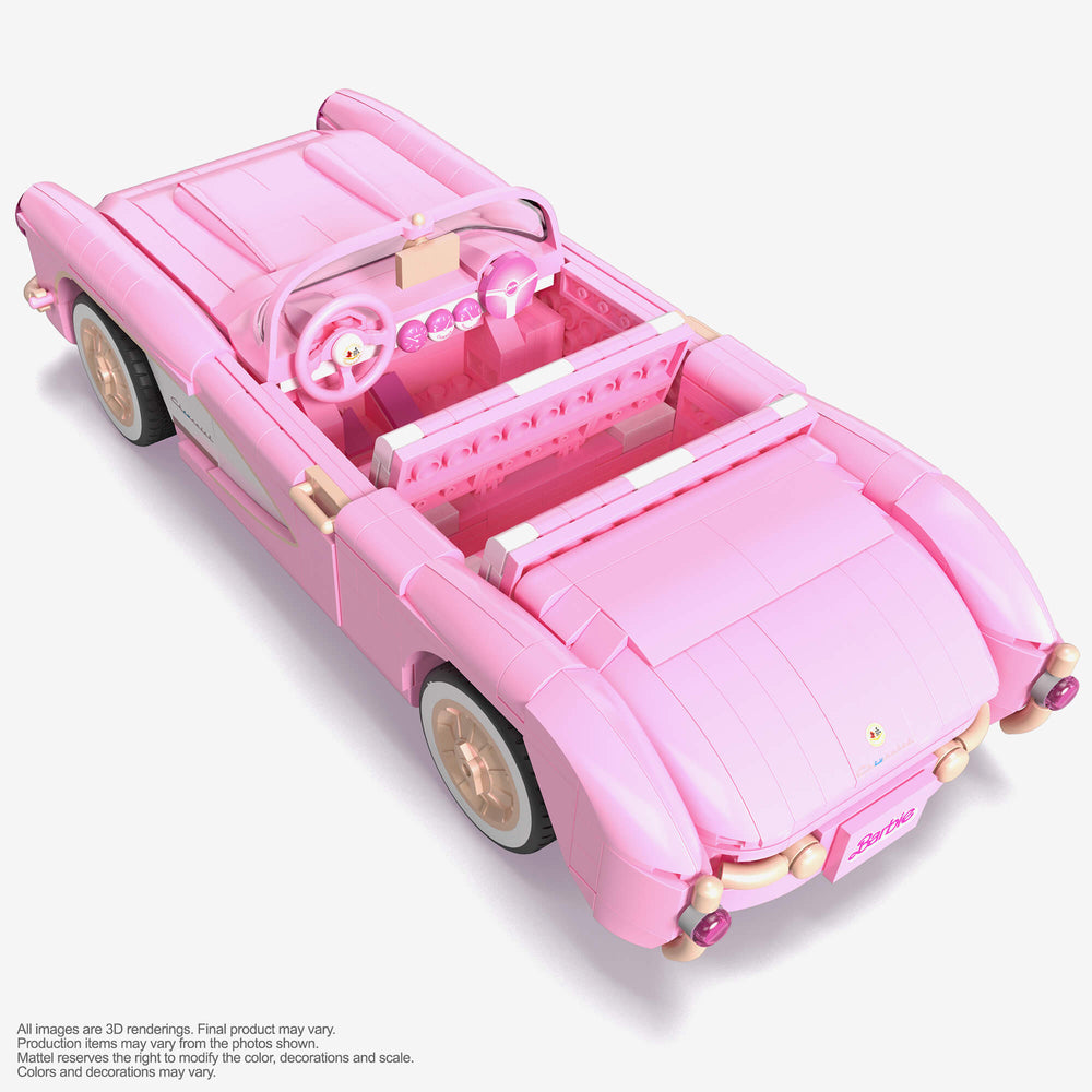 MEGA Barbie The Movie ’56 Corvette Stingray Collector Building Set ...