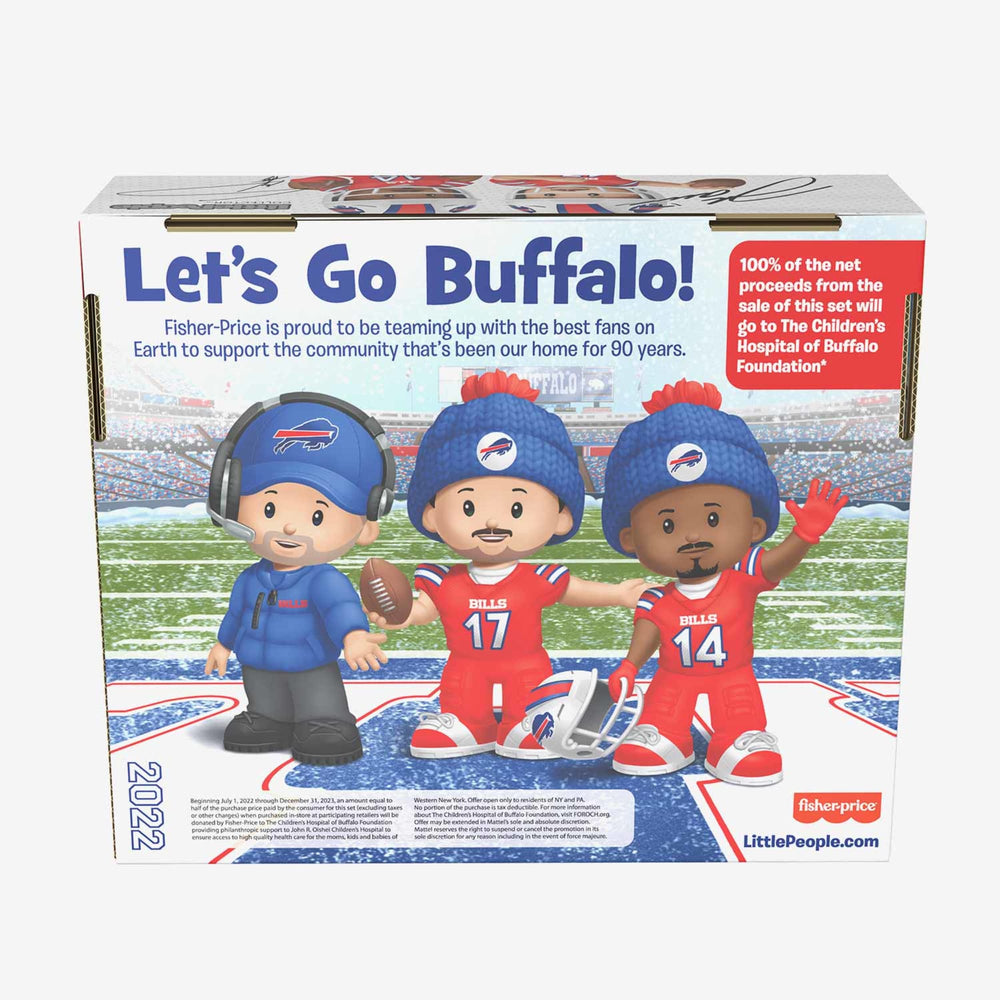 Fisher-Price Little People Go Bills Figure Set – Mattel Creations