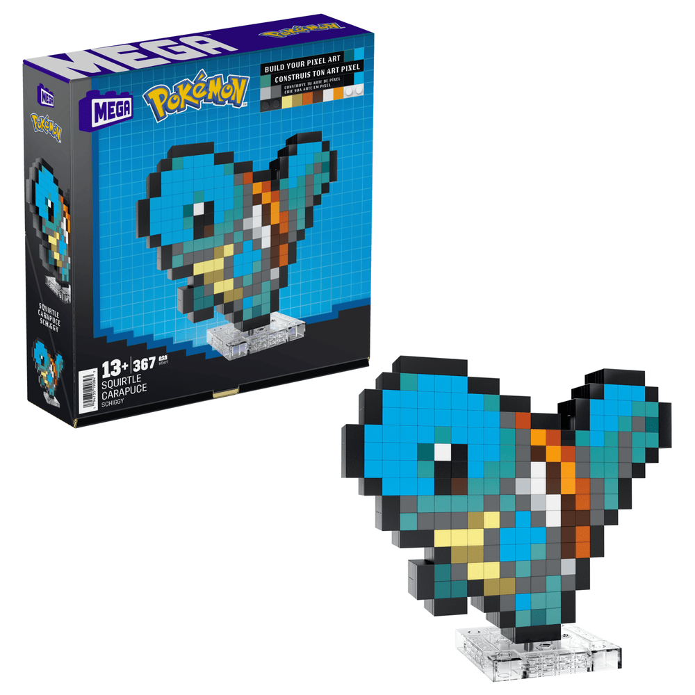 Pokémon Squirtle Building Set by MEGA | Mattel Creations