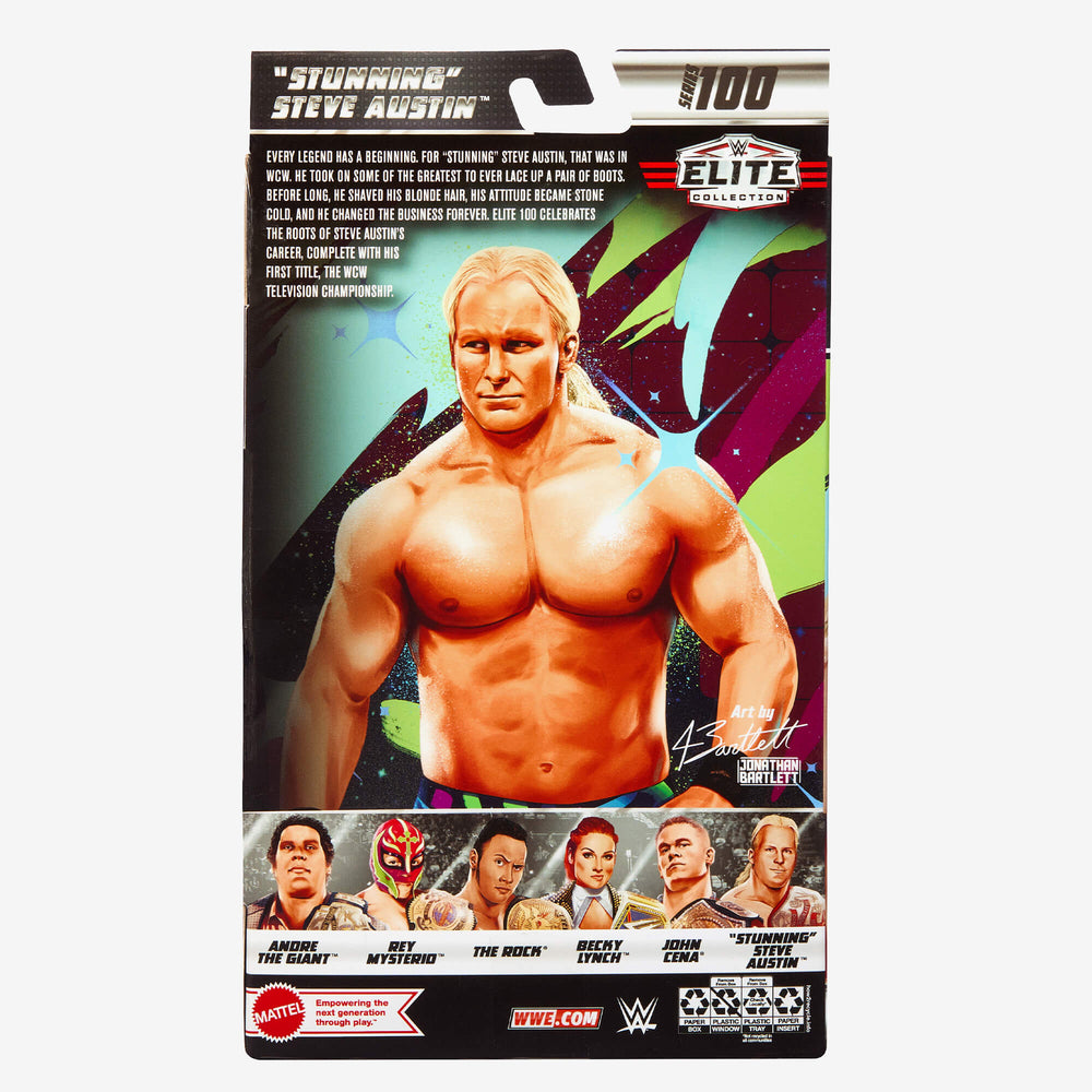 WWE Elite Collection "Stunning" Steve Austin Action Figure – Mattel Creations