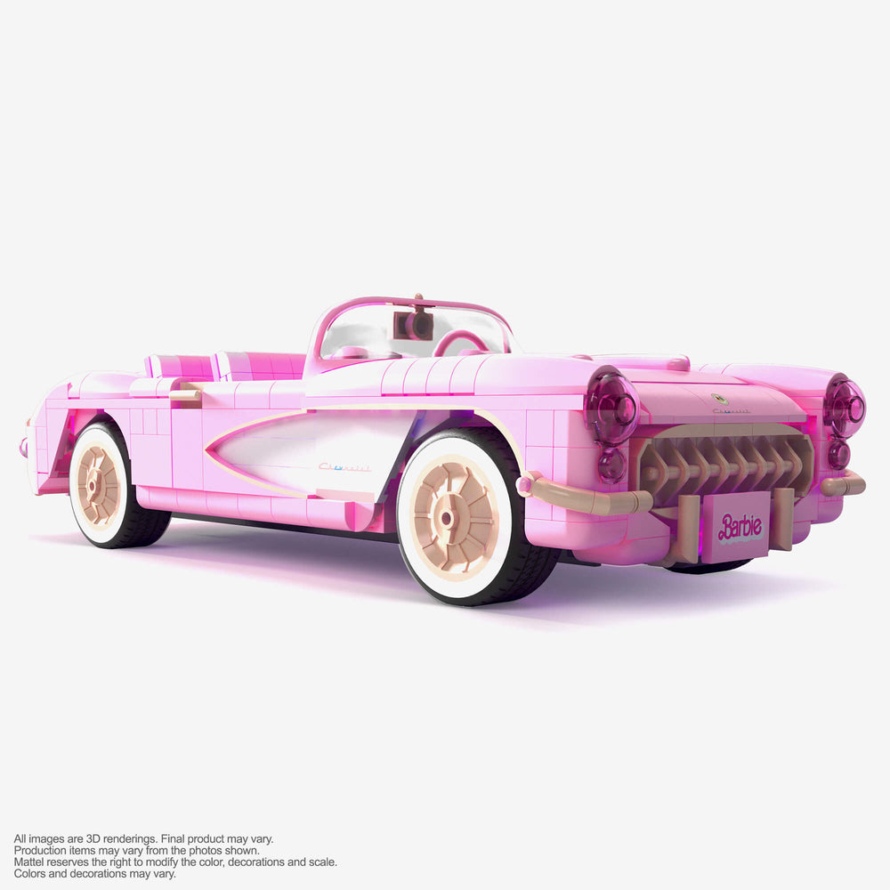 MEGA Barbie The Movie ’56 Corvette Stingray Collector Building Set ...