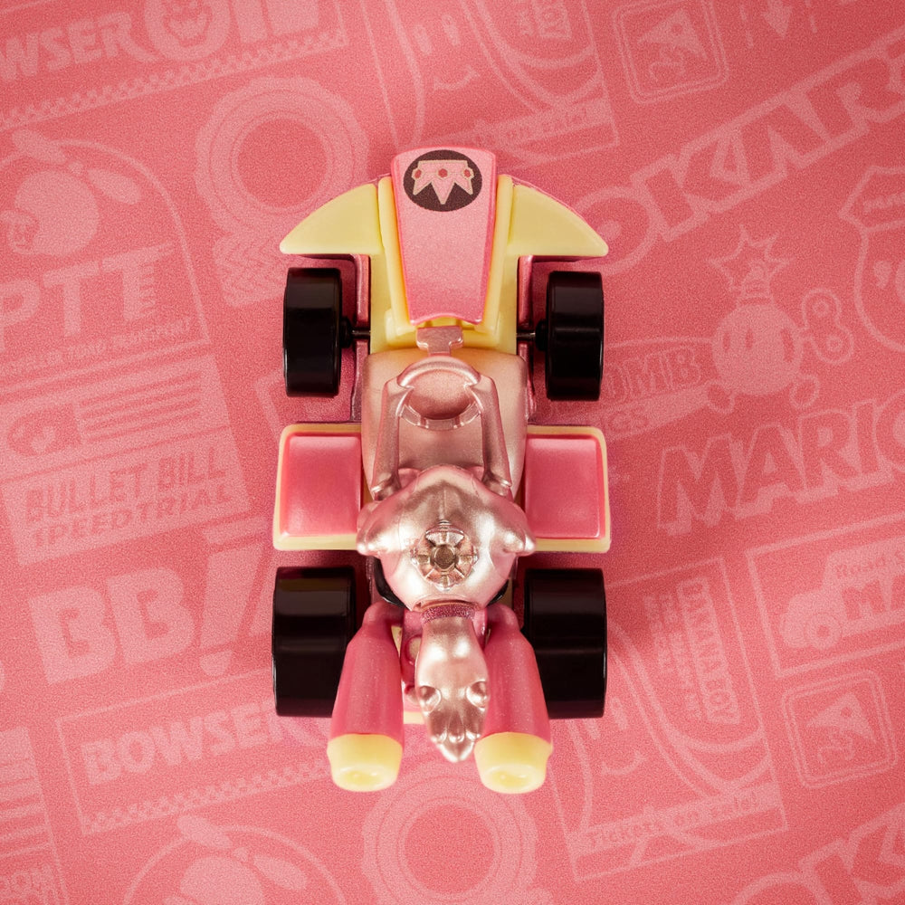 Hot Wheels Mario Kart Pink Gold Peach Collectible Vehicle – Mattel ...