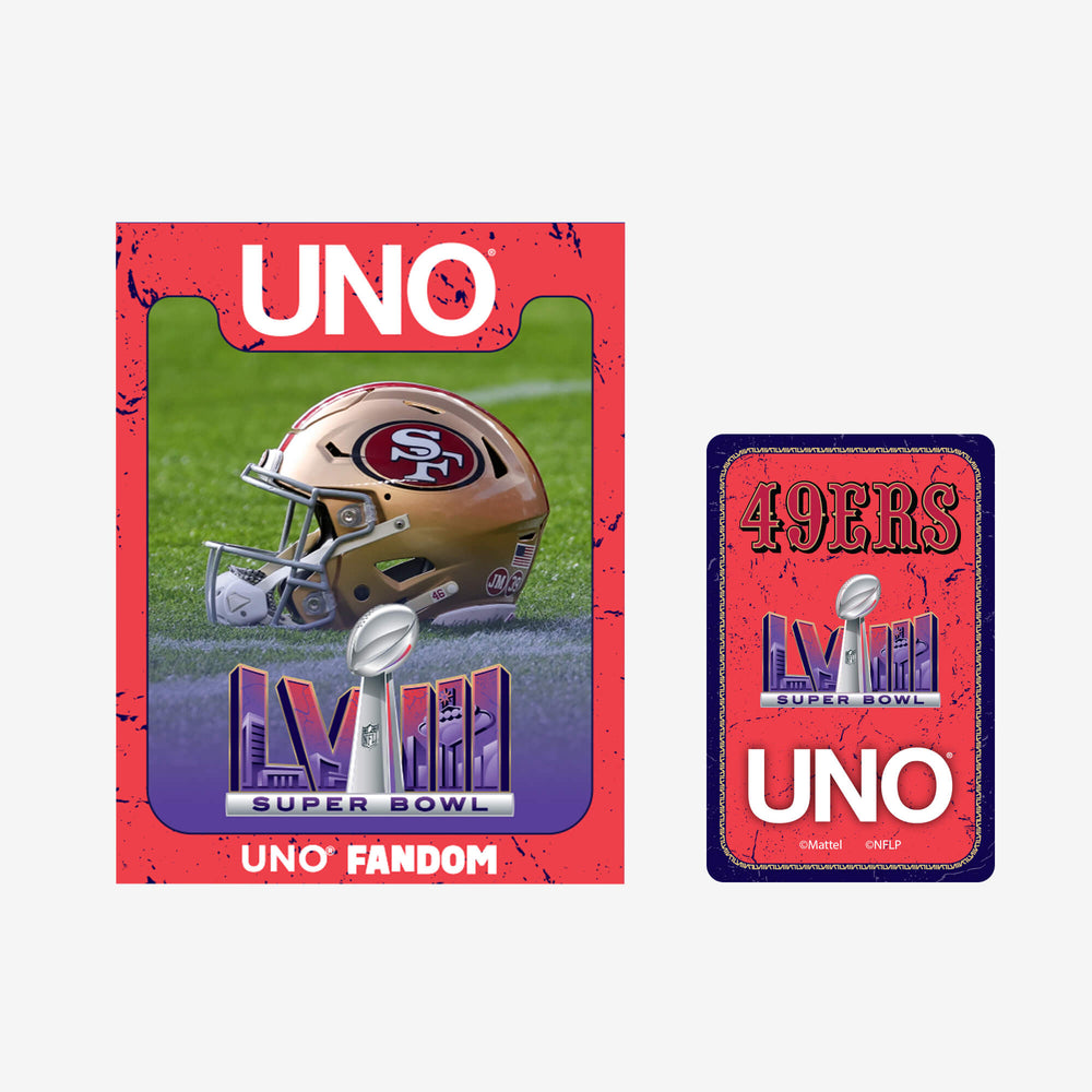 UNO LVIII Super Bowl Card Game | Mattel Creations