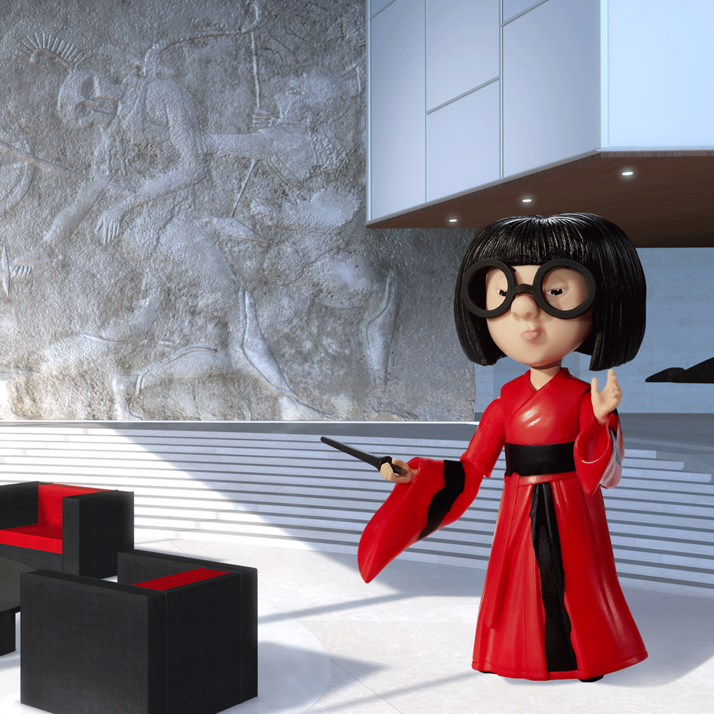 Pixar Spotlight Series Edna Mode Collector Figure The Incredibles ...