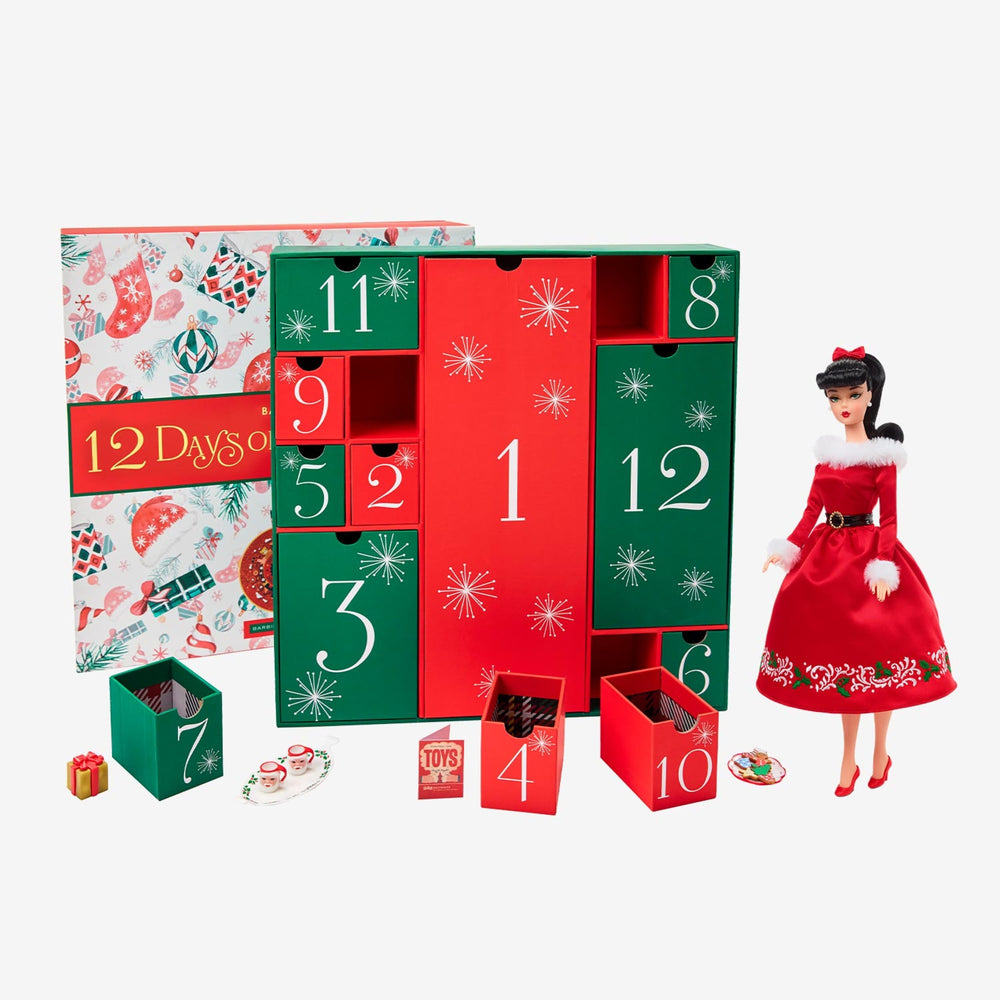 Barbie 12 Days of Christmas Doll and Accessories – Mattel Creations