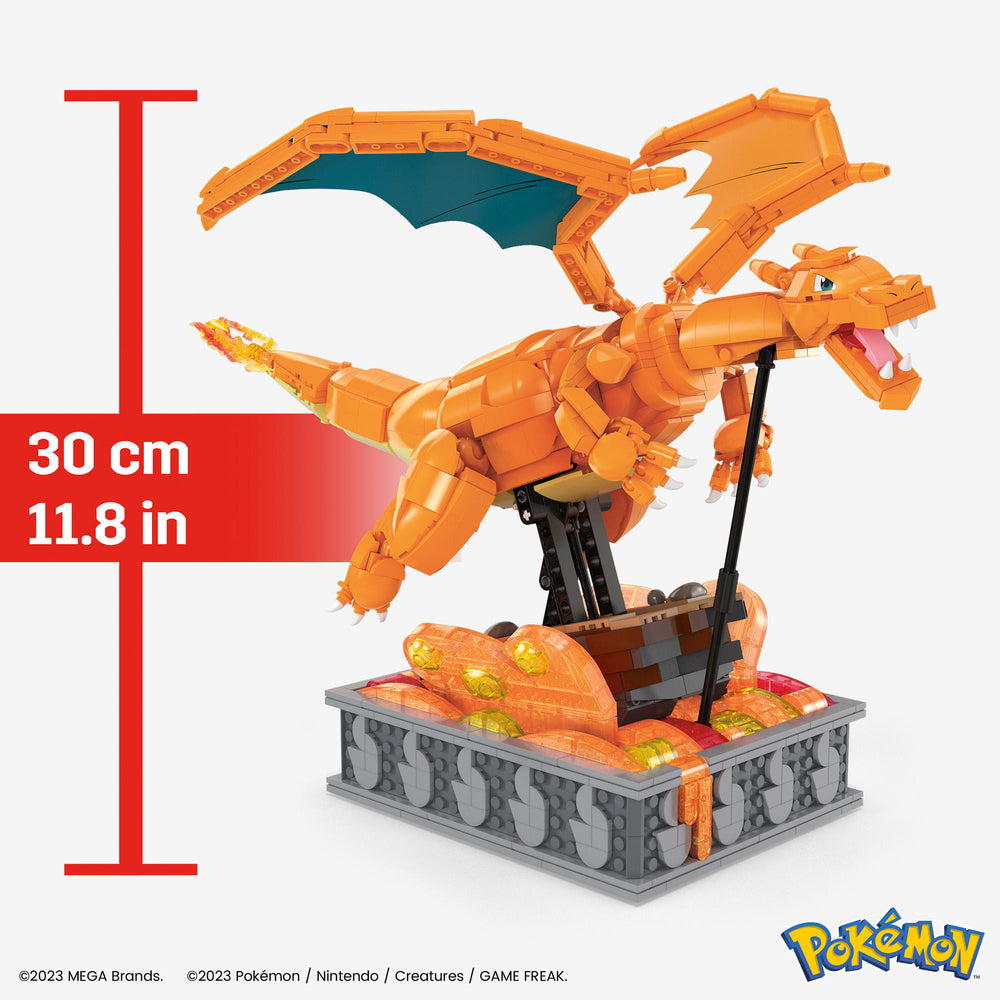 MEGA Pokémon Charizard Building Kit – Mattel Creations