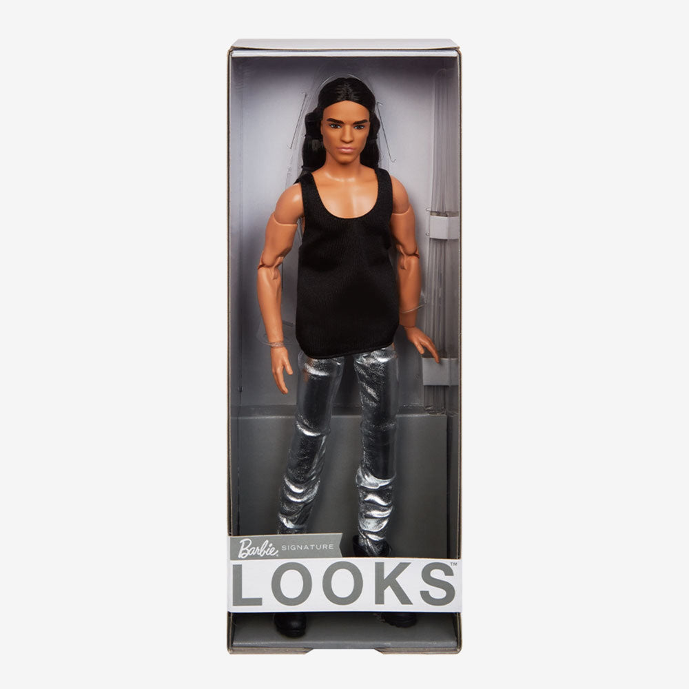 Barbie Looks Doll (Ken Doll Long Brunette Hair) – Mattel Creations