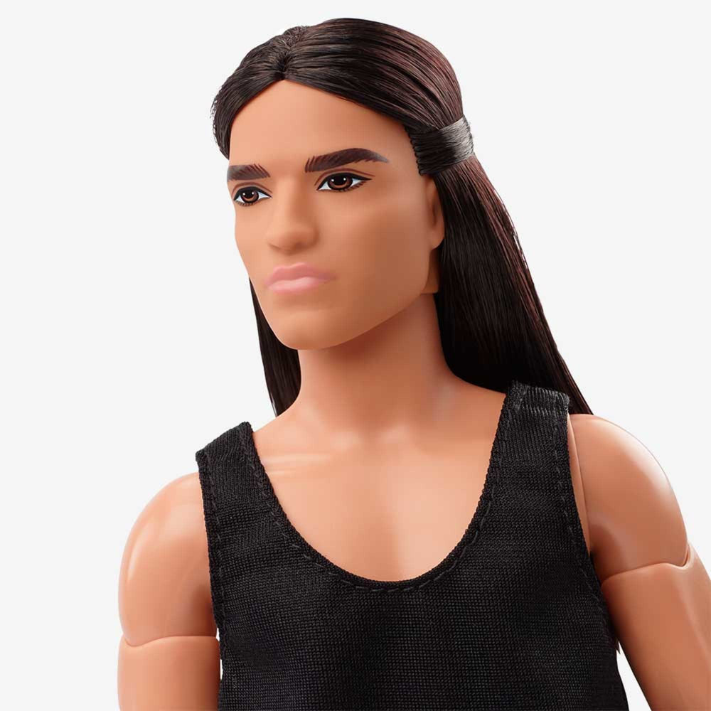 Barbie Looks Doll (Ken Doll Long Brunette Hair) – Mattel Creations