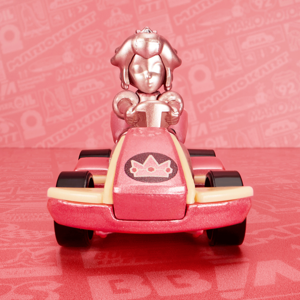 Hot Wheels Mario Kart Pink Gold Peach Collectible Vehicle – Mattel ...