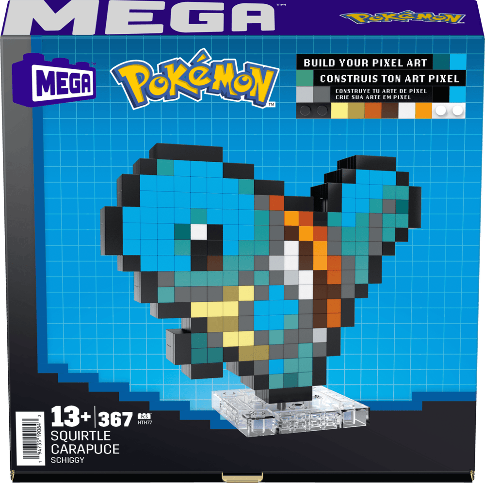 Pokémon Squirtle Building Set by MEGA | Mattel Creations
